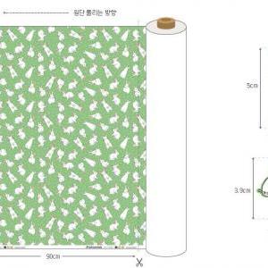 Scandinavian Vintage Rabbit Design Fabric on Luulla