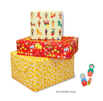 Scandinavian & Nordic Style Wrapping Paper Book (20 Designs Set) on Luulla