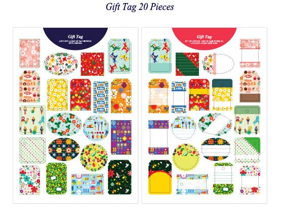 Scandinavian & Nordic Style Wrapping Paper Book (20 Designs Set) on Luulla