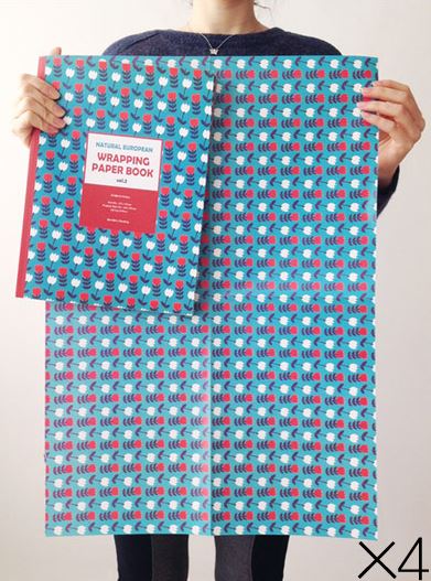 Scandinavian & Nordic Style Wrapping Paper Book (20 Designs Set) on Luulla