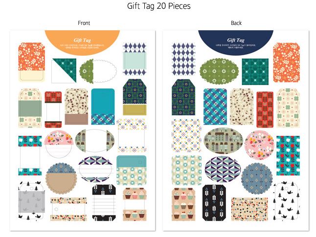 Scandinavian & Nordic Style Wrapping Paper Book (20 Designs Set) on Luulla